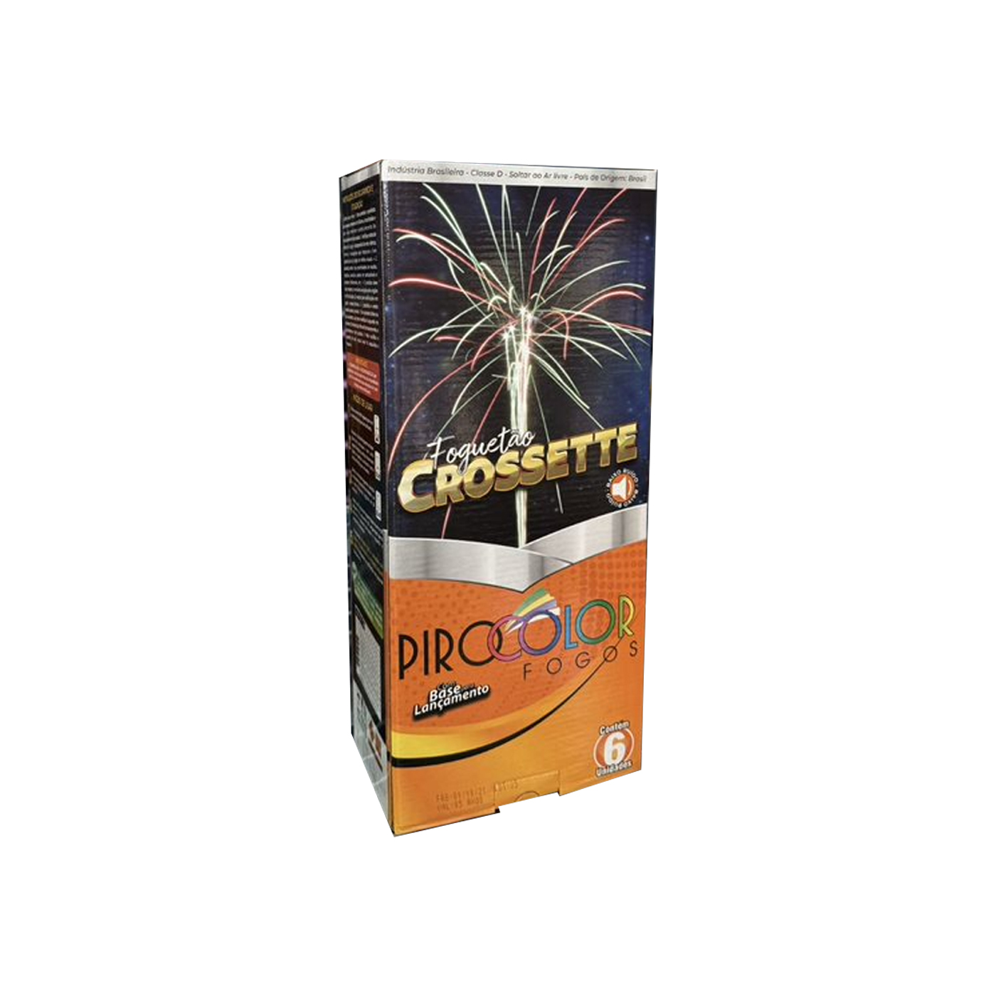 Foguetão Crossette Pirocolor - Extrema Fogos