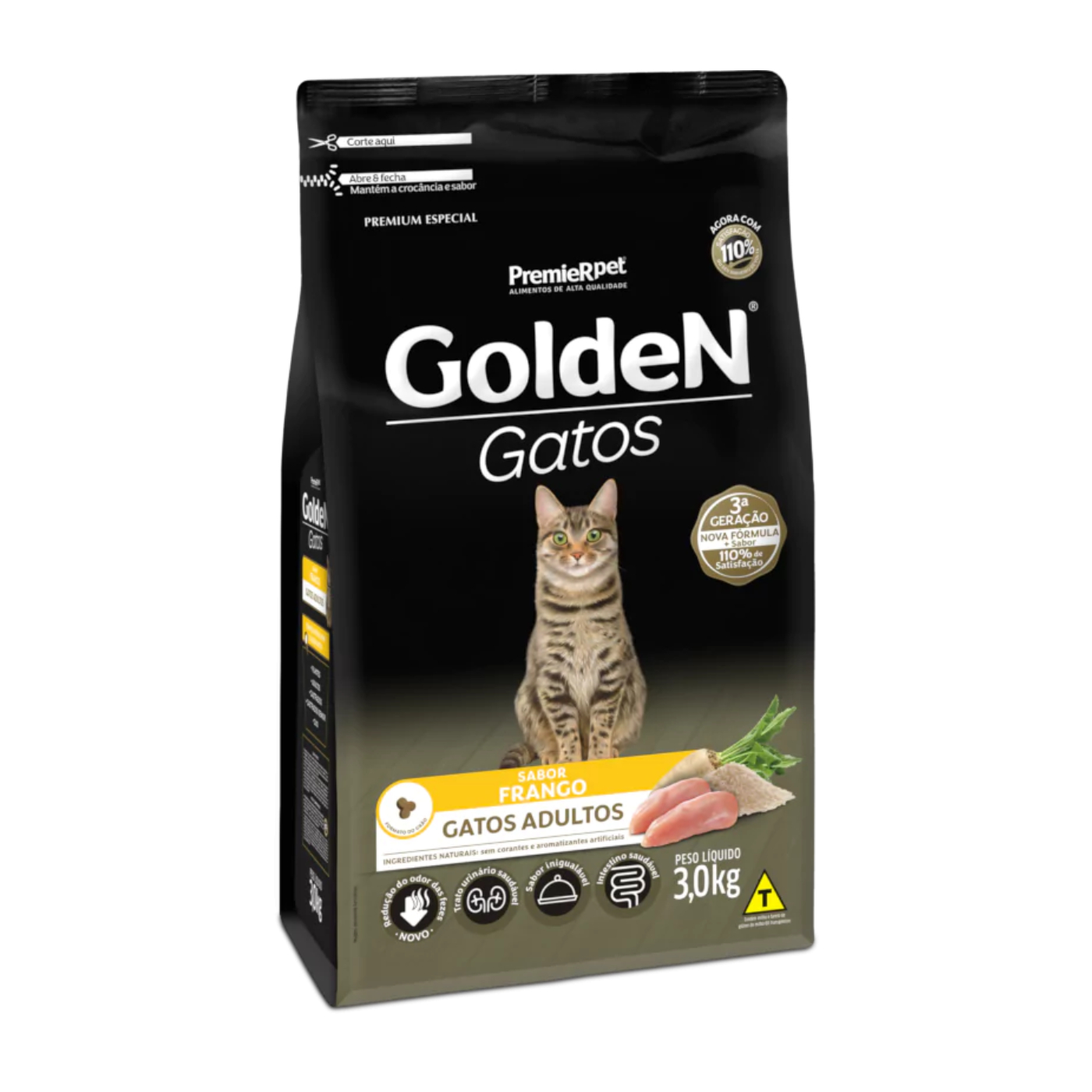 GoldeN Gatos Adultos Frango - Extrema Fogos